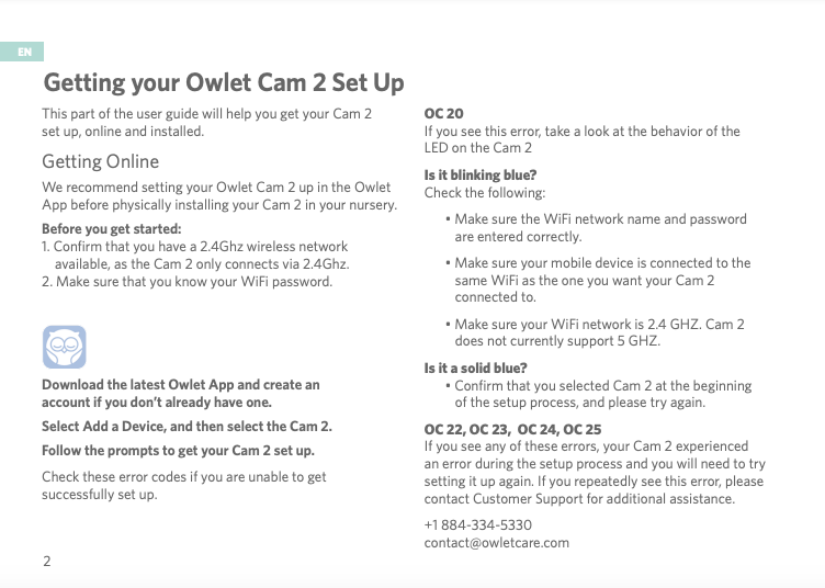 Cam 2 User Guide – Help Center